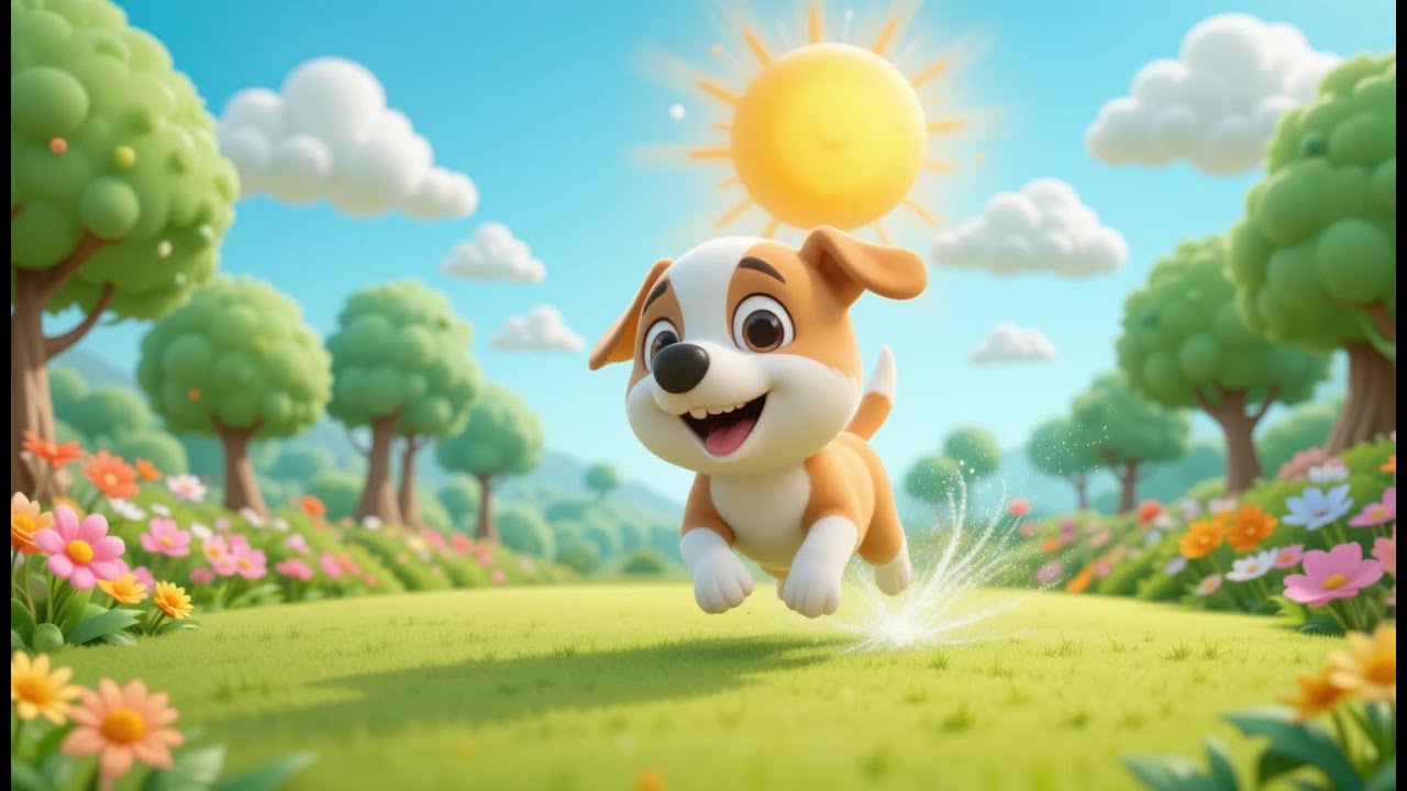Dog Counting Song | Learn Numbers 1 to 10 with Cute Dogs for Kids - YouTube