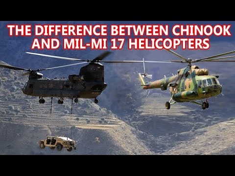 The Difference Between Chinook and MIL-MI 17 Helicopters - YouTube