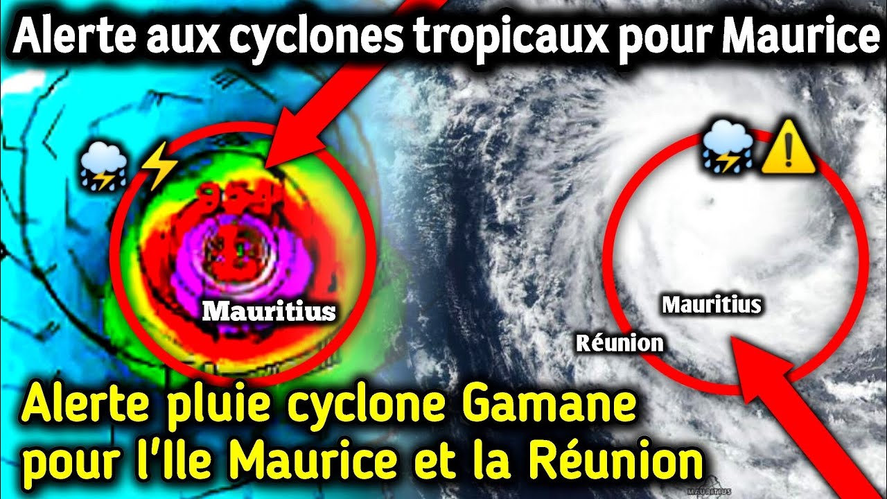 Alerte cyclone dangereux pour Maurice et la Réunion|météo du 27 mars# ...