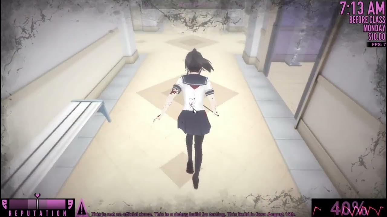 Yandere simulator August 15th 2019 - YouTube