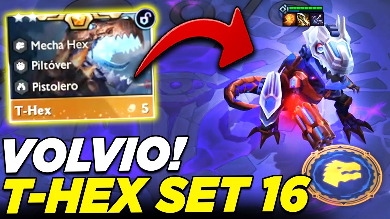 😱 Asi se consigue el T-HEX en TFT SET 16 - YouTube