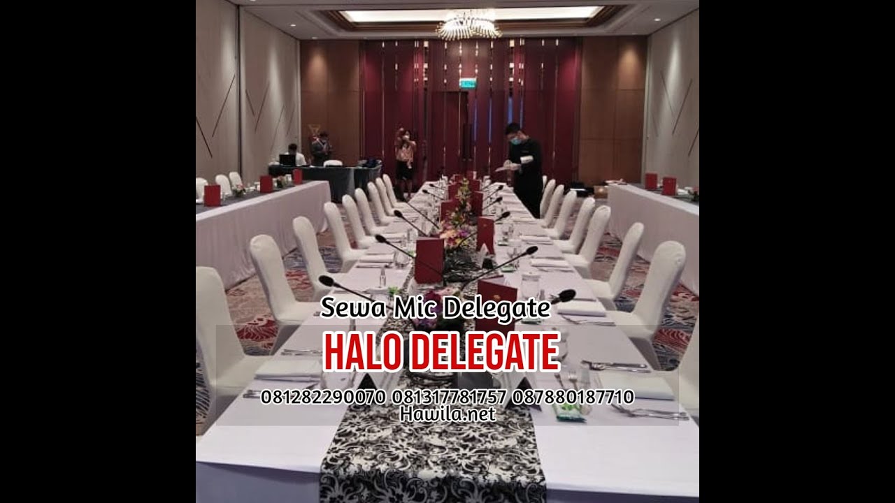 Sewa Mic Delegate Bosch CCS 900 - YouTube