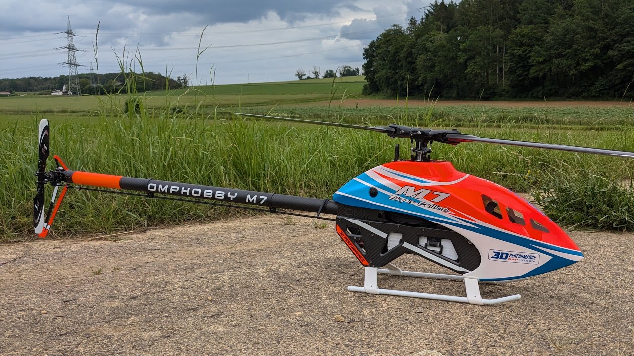 OMPHOBBY M7 - testing Setup with Nexus/ Rotorflight 2 - YouTube