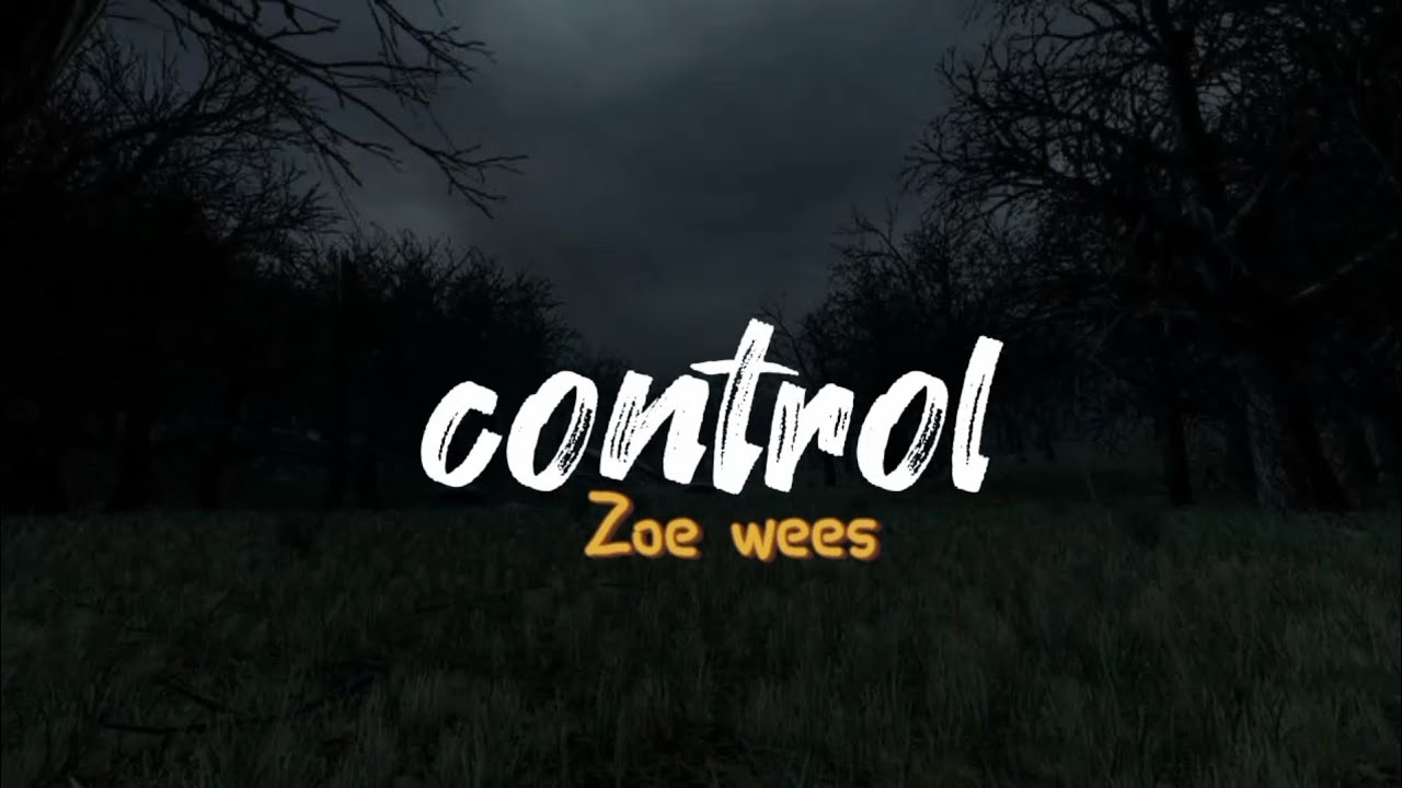 control | Zoe wees | lyrics - YouTube