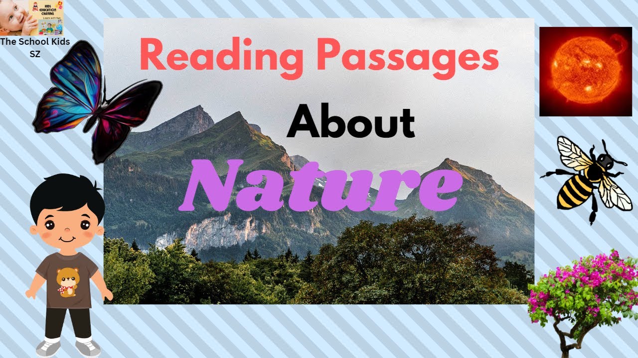 Poem About Beautiful Nature/ Kids/ Passage/ Kids Video/ YouTube Kids ...