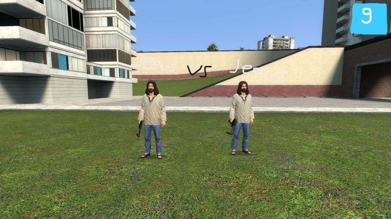 jesus vs jesus in gmod - YouTube