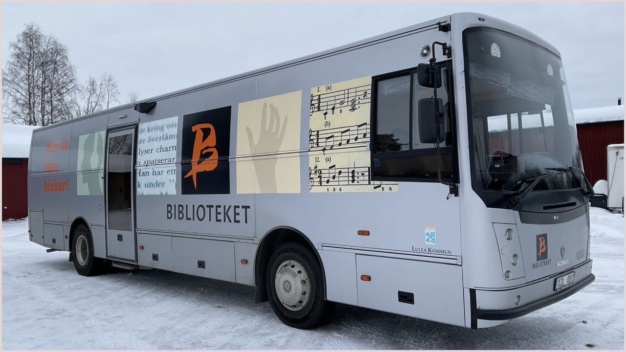 Scania 2007 Bokbuss Luleå - Vaxxa Auktioner - YouTube