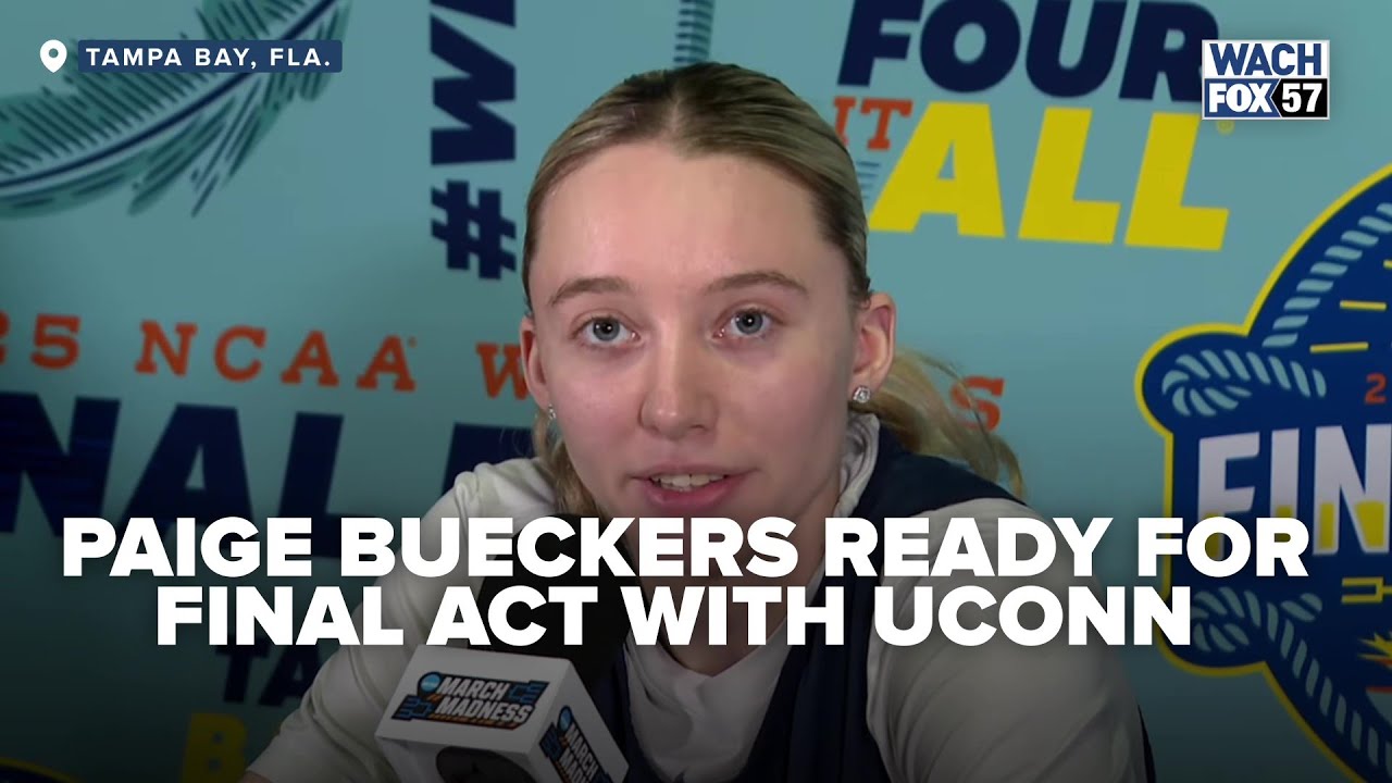 Paige Bueckers ready for her final act with UConn - YouTube