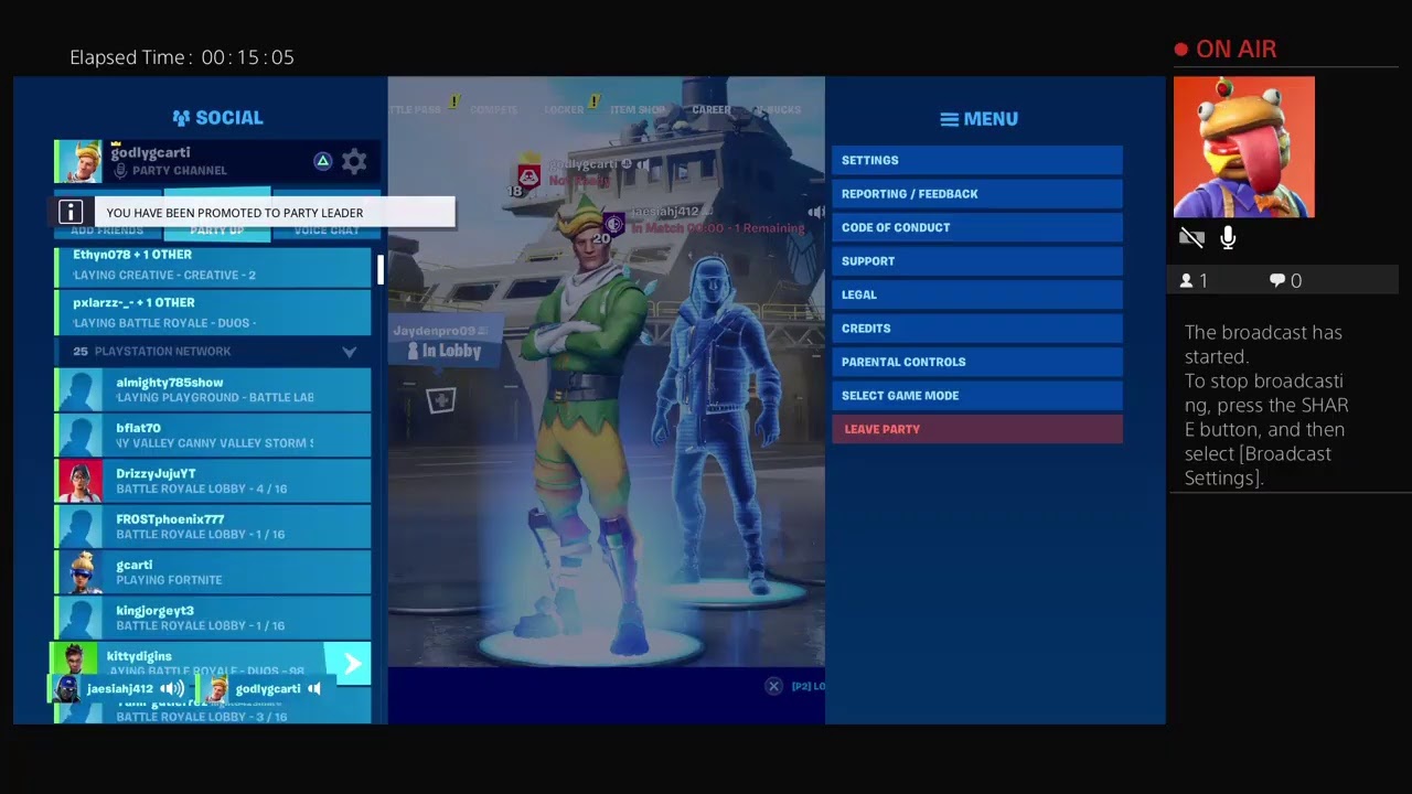 Playing fortnite with vibes clan - YouTube