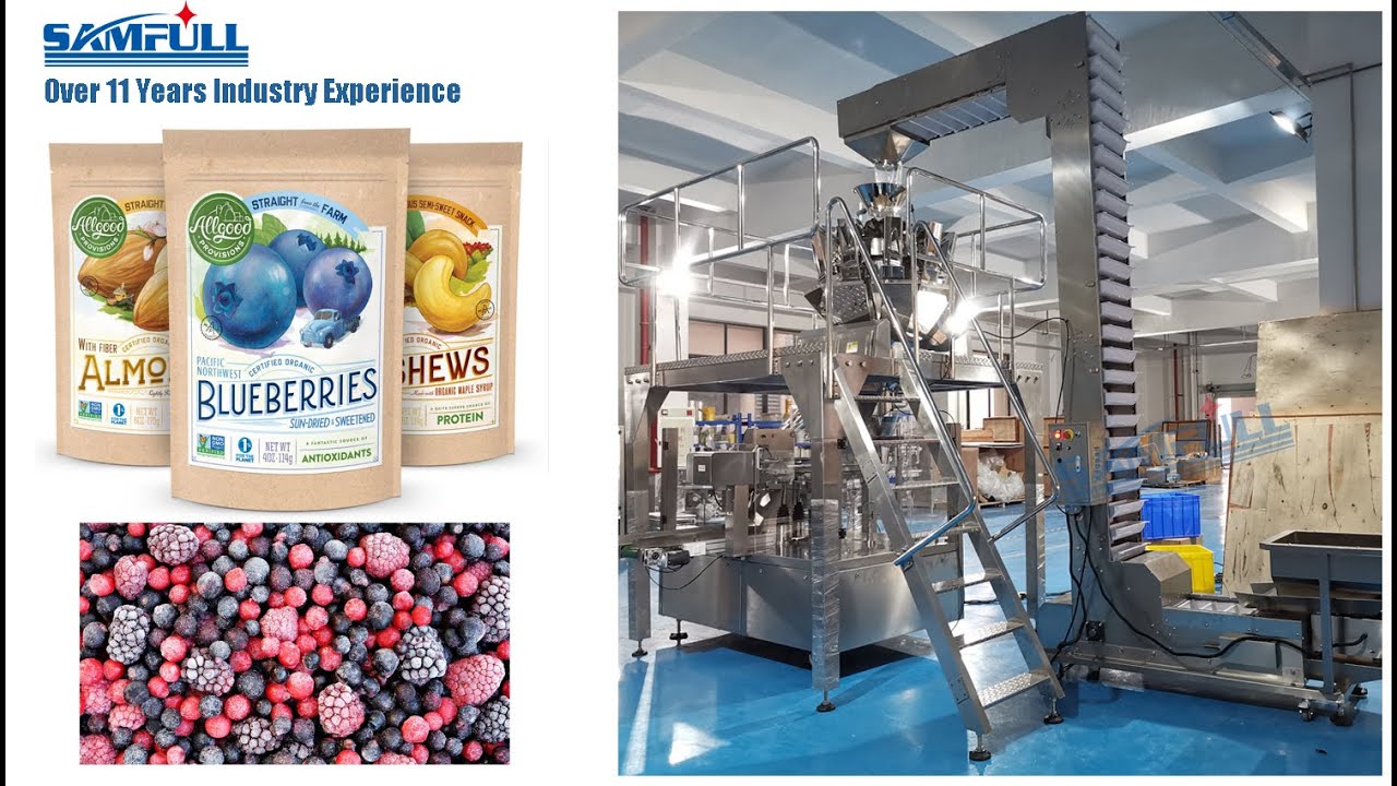 Premade Bag Frozen Fruits Packing Machine,Rotary Packaging Machine ...
