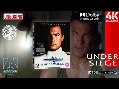 Under Siege Arrow Video 4K UltraHD Blu-Ray Limited Edition Unboxing