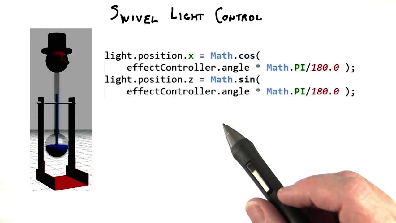 Swivel Light Control - Interactive 3D Graphics - YouTube