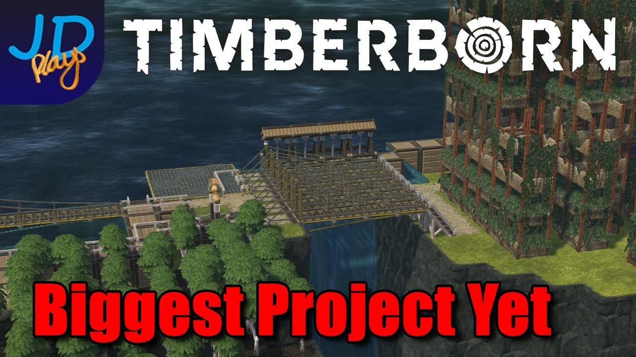OUR BIGGEST PROJECT YET 🌲 Timberborn HARD MODE 🐻 Custom Map 🌲 Ep18 Lets ...