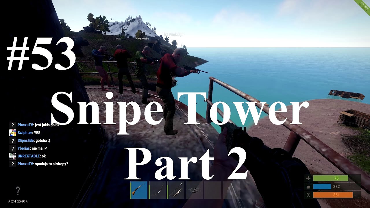 #53 - Rust 2.0 (Experimental) Epic Sniper Tower Part 2. - YouTube