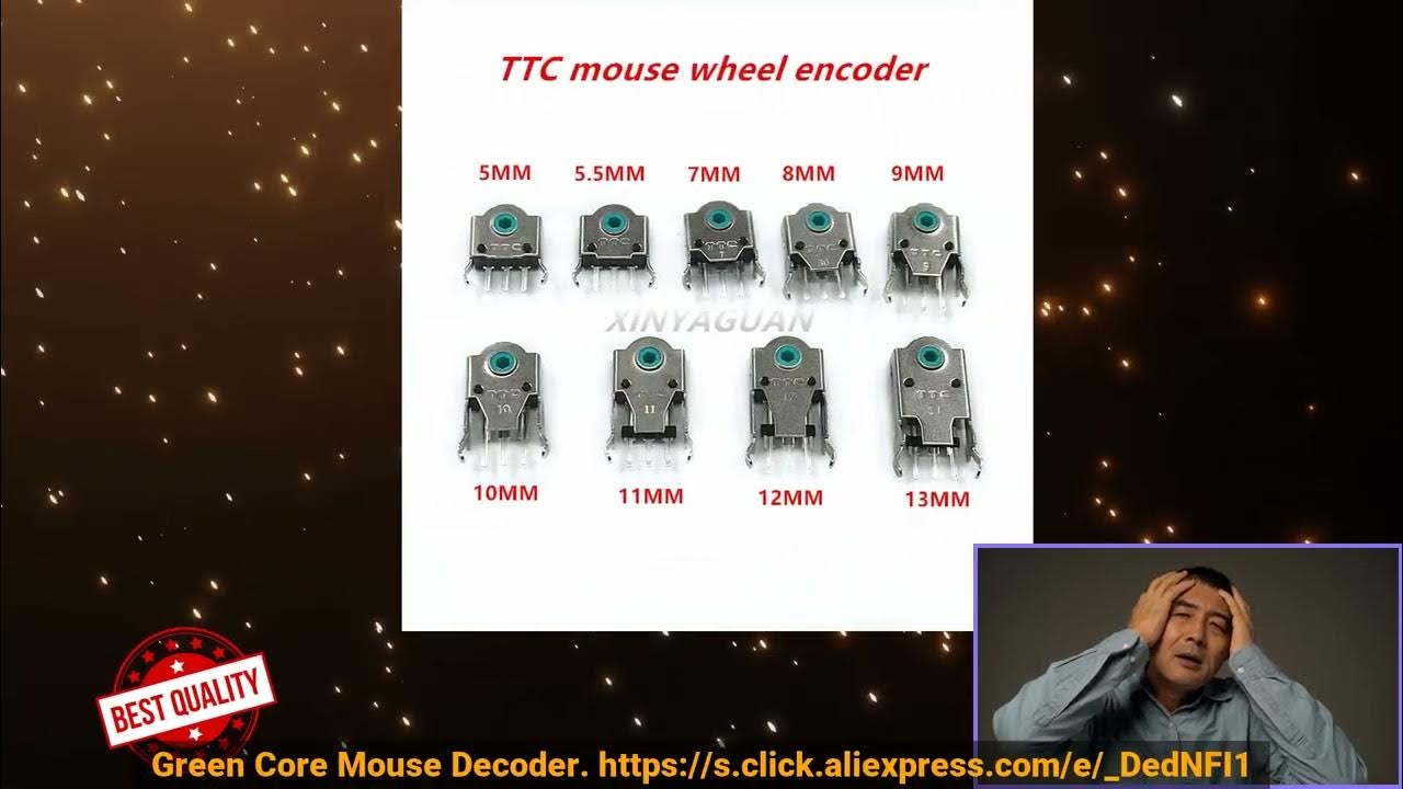 1005002782111347 2Pcs Original Highly Accurate TTC Mouse roller wheel ...