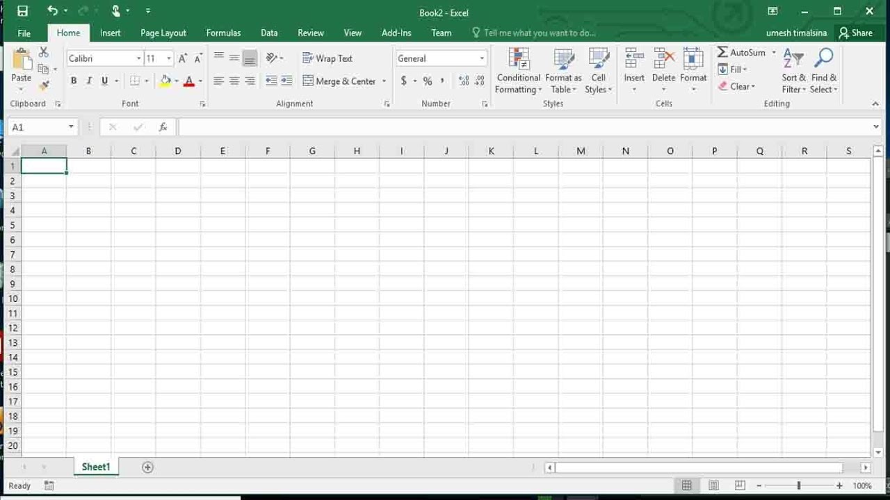 Microsoft Excel part -1 basic information - YouTube