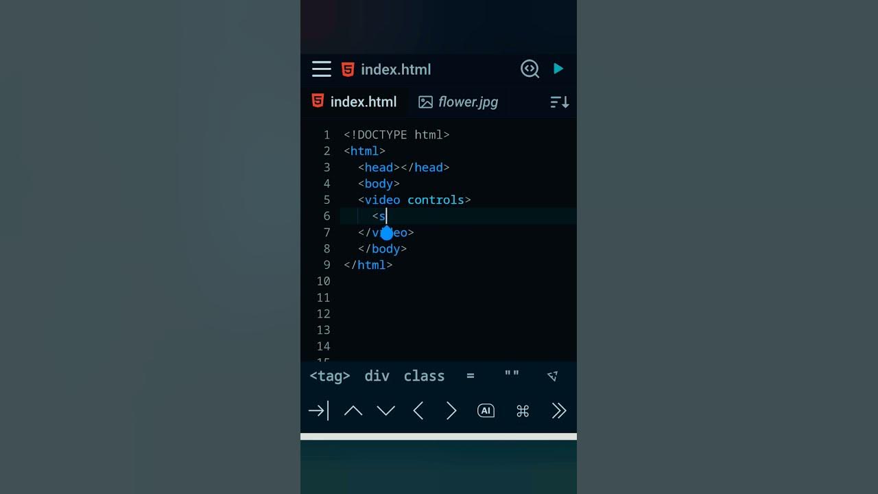 Video Tag In Html Basichtml Coding Webdevelopment Begginers Youtube