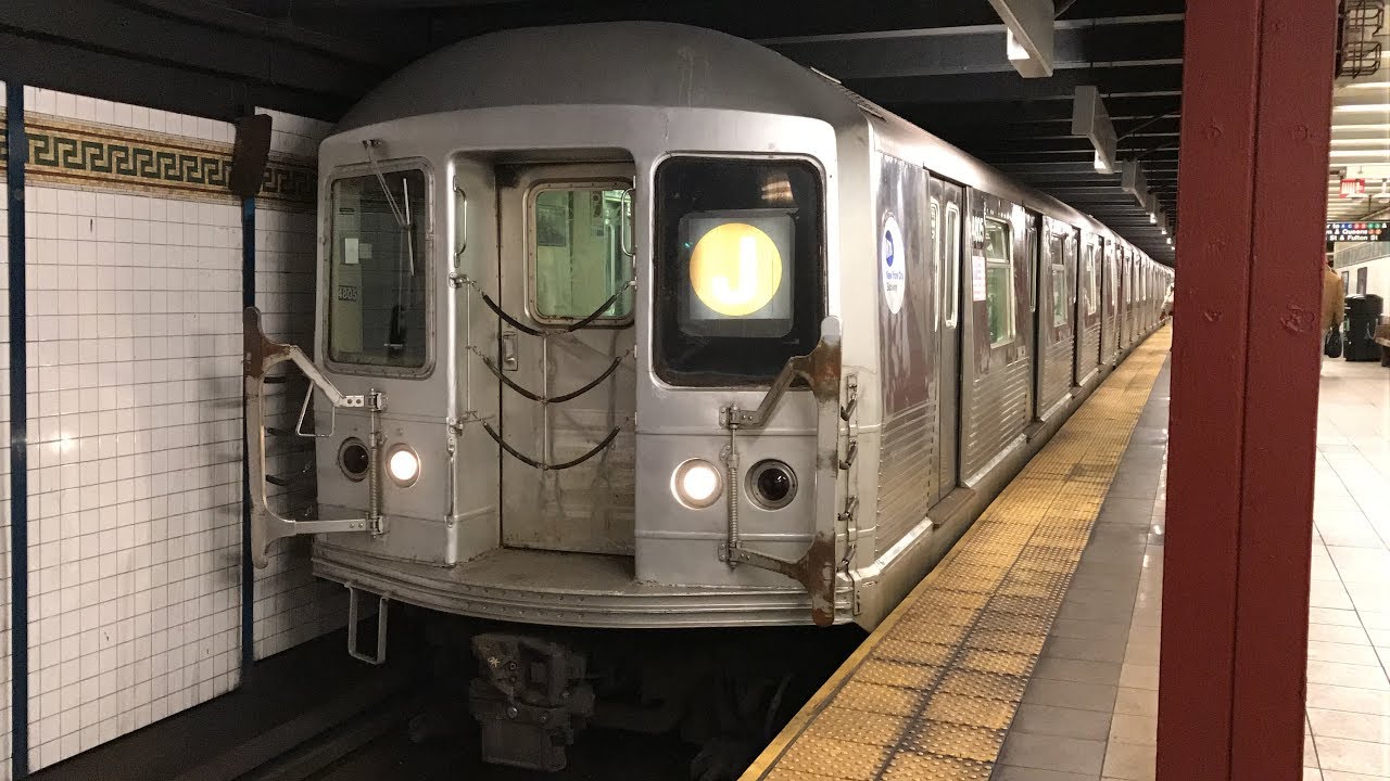 NYC Subway HD 60fps: A C & J Trains in Lower Manhattan (12/22/18) - YouTube