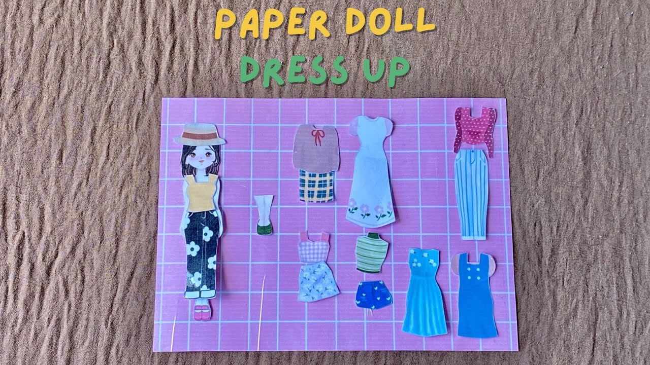 Paper doll dress up - YouTube