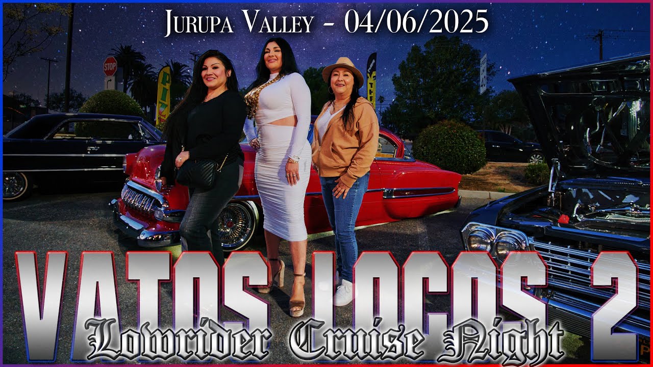 Chicano Movie Stars Pull Up to Riverside Cruise Night! - YouTube