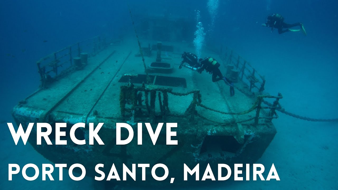 🏴‍☠️Shipwreck Dive Corvette in Porto Santo - Madeira Islands - 🇵🇹 ...