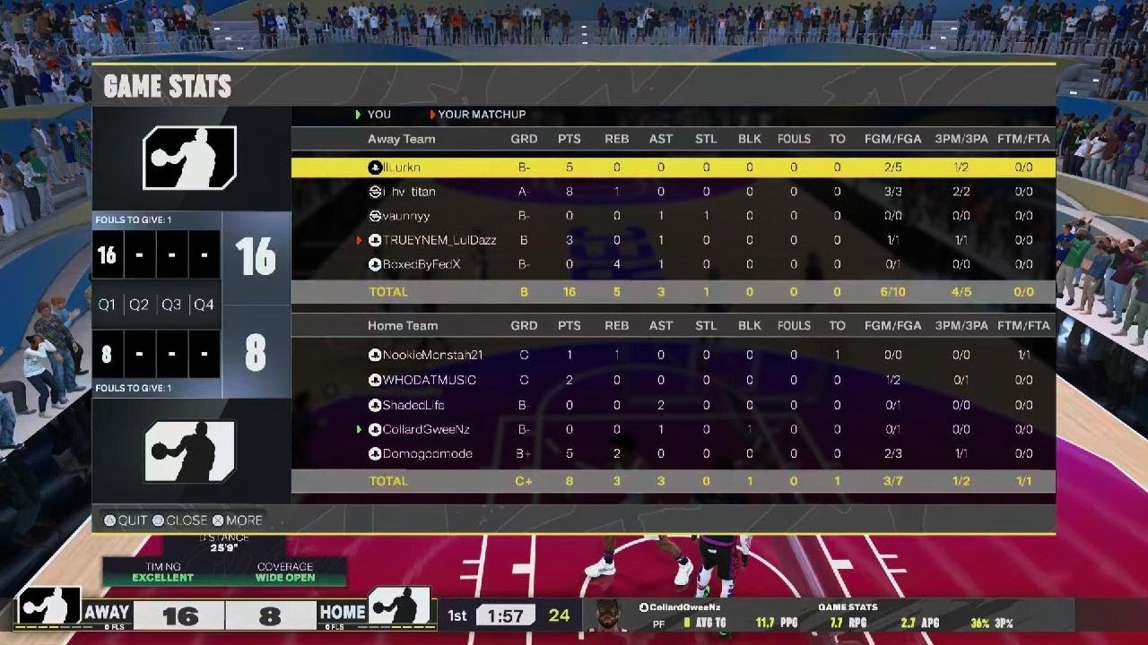 NBA 2K25 rec runz sweats - YouTube
