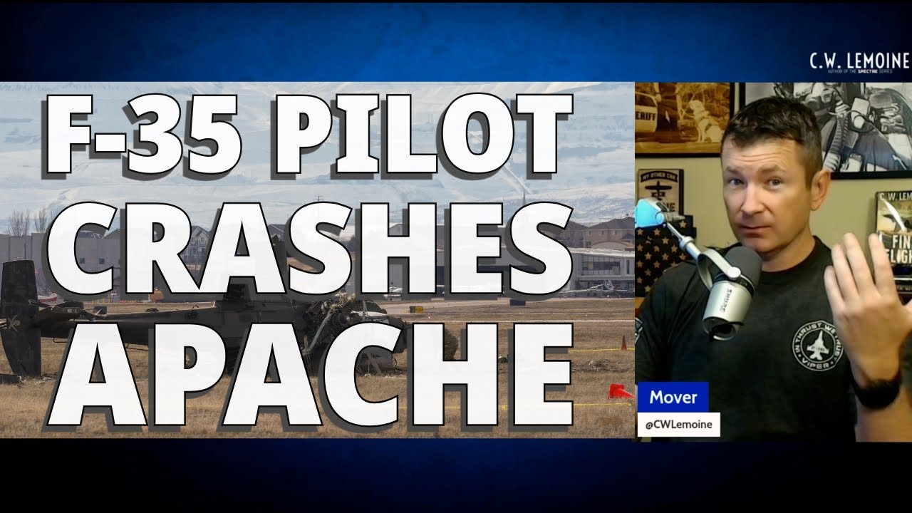 F-35 Pilot Crashes Apache During an Orientation Flight - YouTube