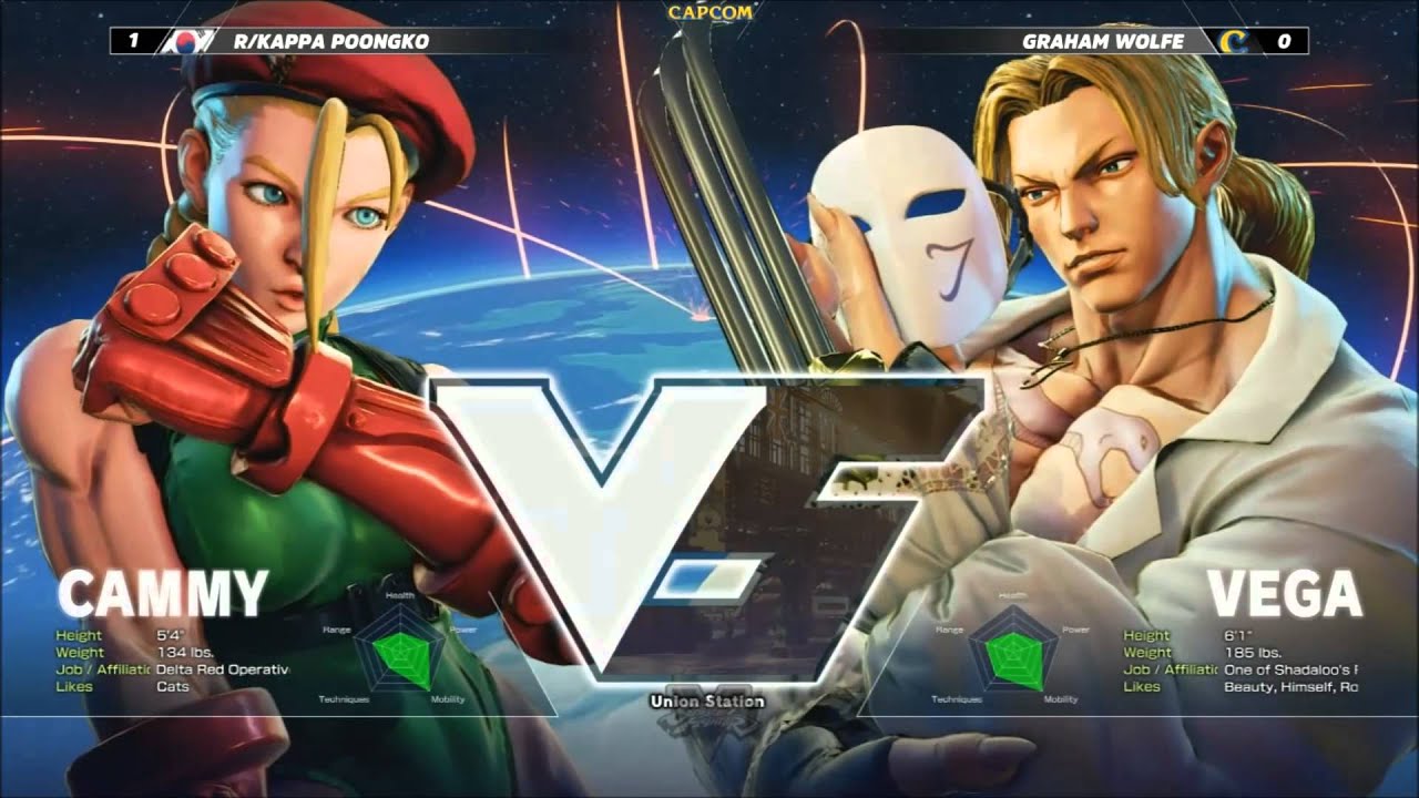 Graham Wolfe (Vega) vs. r/kappa Poongko (Cammy) SFV exhibition at ...