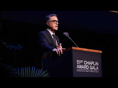 Stephen Colbert Honors George Clooney at the 51st Chaplin Award Gala