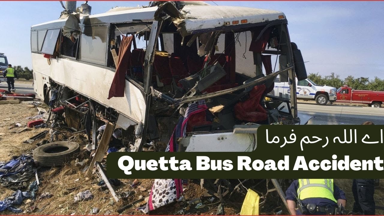 Bus Road accident in بلوچستان to Javed Coach || Internal camera ...