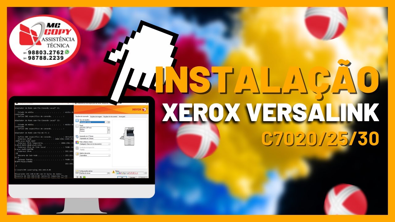 COMO INSTALAR E BAIXAR O DRIVE DE IMPRESSÃO XEROX C7020/25/30 - YouTube