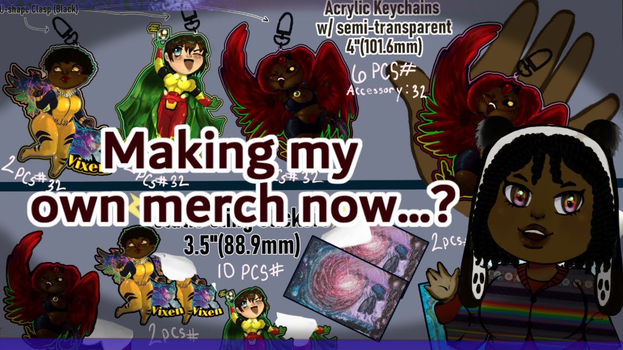 Making my own merch ? @vograce - YouTube