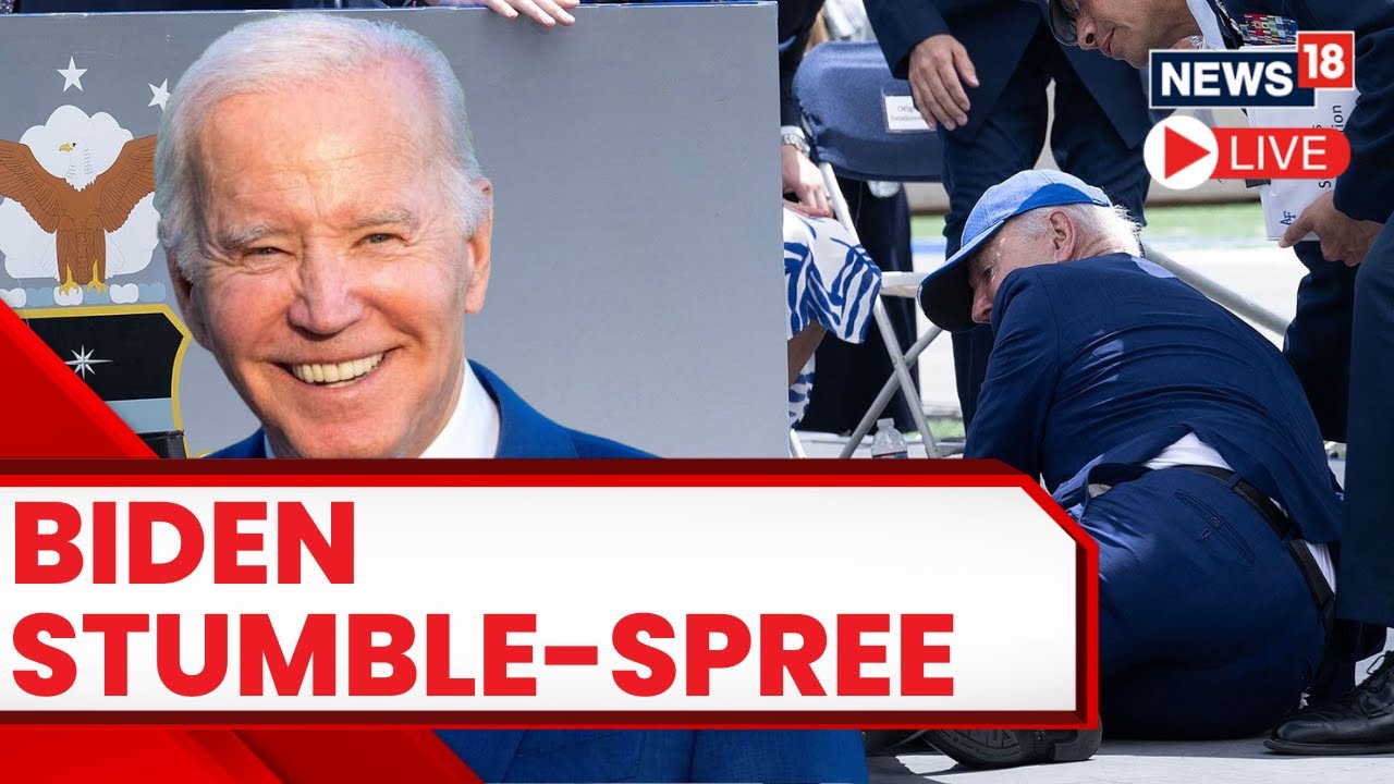 Joe Biden Falls At US Air Force Academy Graduation Ceremony | Joe Biden ...