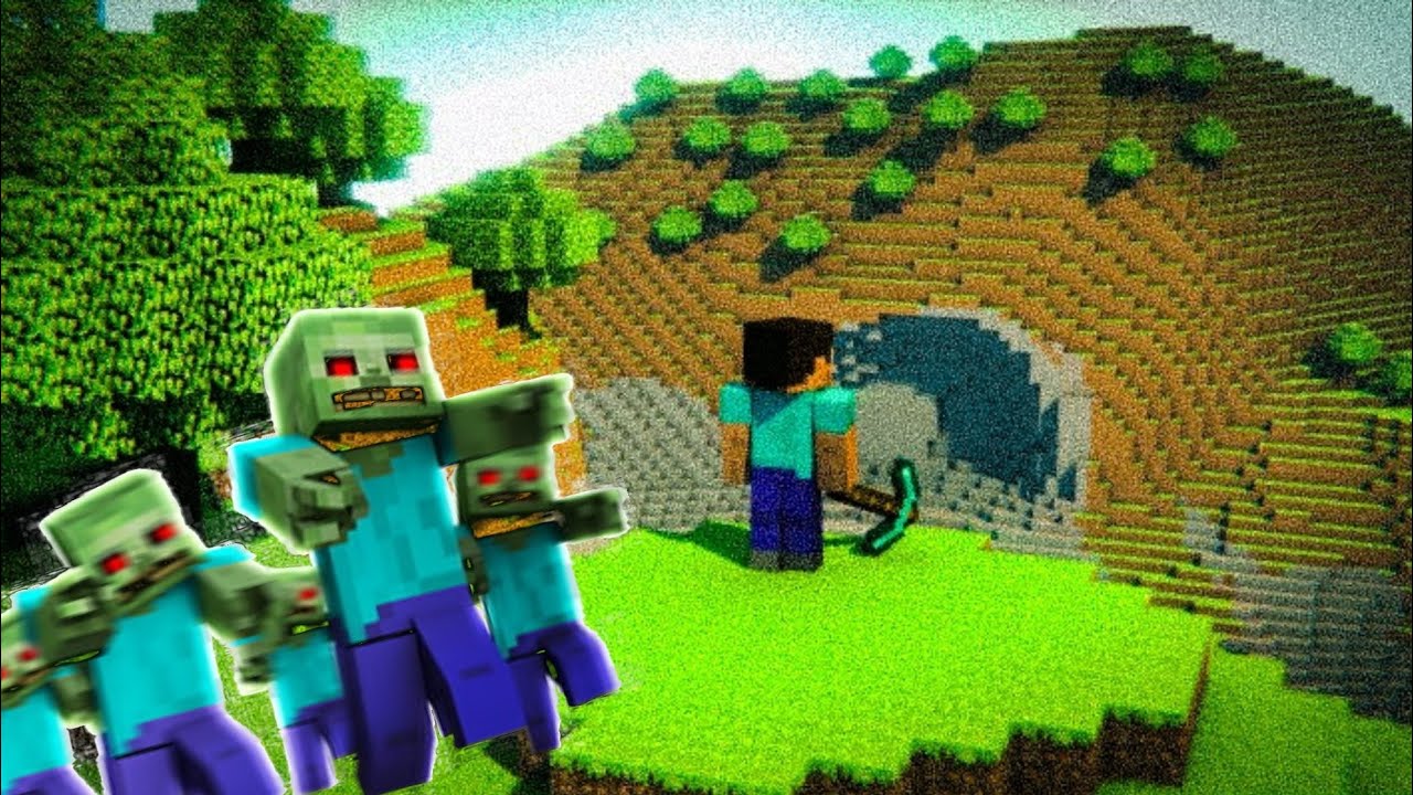 Minecraft part 2 Exploring mines.... Epic. - YouTube