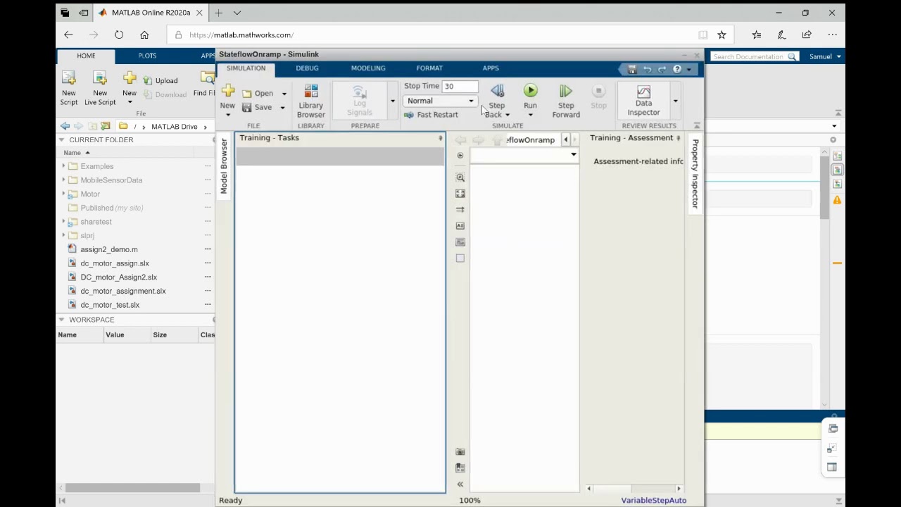 Getting Started With Stateflow In Simulink Youtube