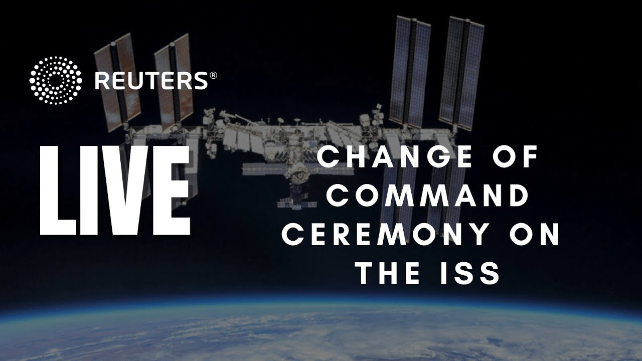 LIVE: Change of command ceremony on the ISS - YouTube