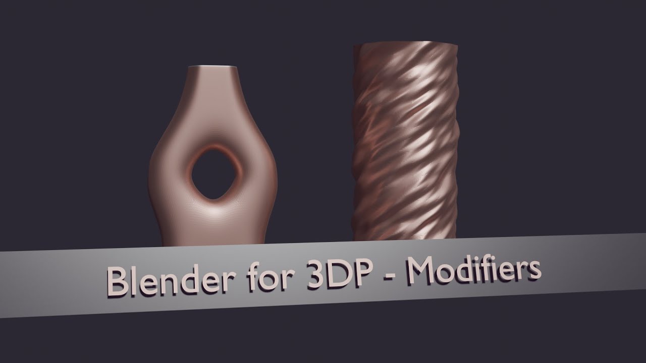Blender for 3DP - Modifiers - YouTube