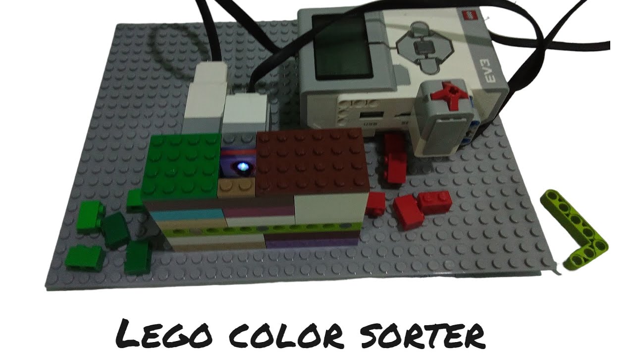 Lego mindstorms color sorter - YouTube