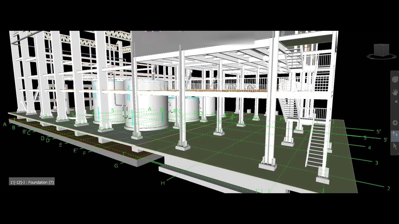 Navisworks walkthrough || Structural building walkthrough || Revit ...