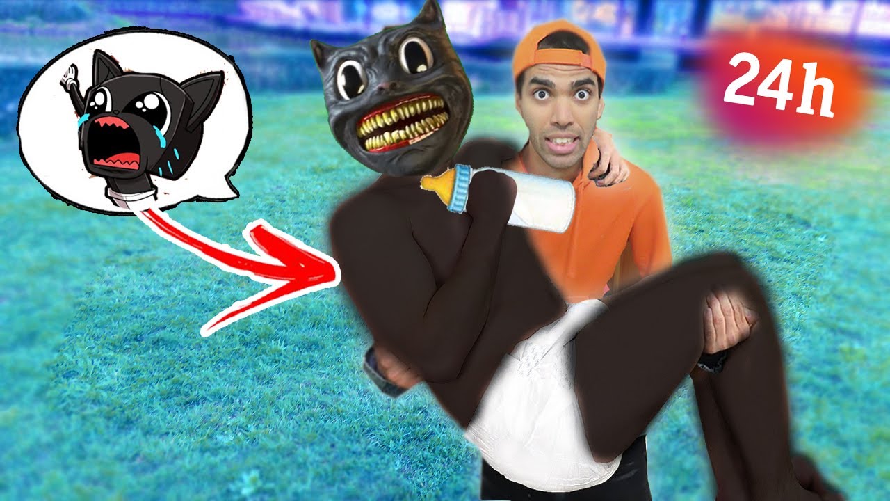 CARTOON CAT DA VIDA REAL TORNOU-SE CRIANÇA POR 24 HORAS - Os Pandas ...