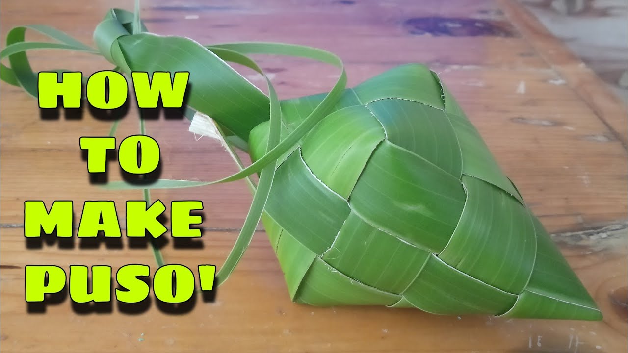 HANGING RICE ( PUSO' ) | COCONUT LEAVES - YouTube