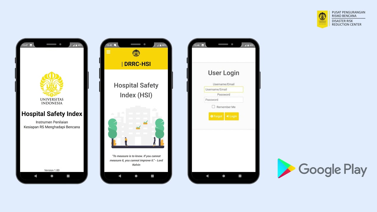 Launching Aplikasi HSI Hospital Safety Index 2021 - YouTube
