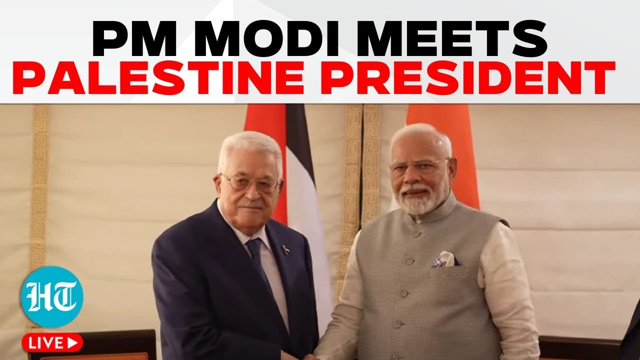 PM Modi LIVE | Holds Bilateral Talks With Palestine President Mahmoud Abbas | Modi In US | Modi ...