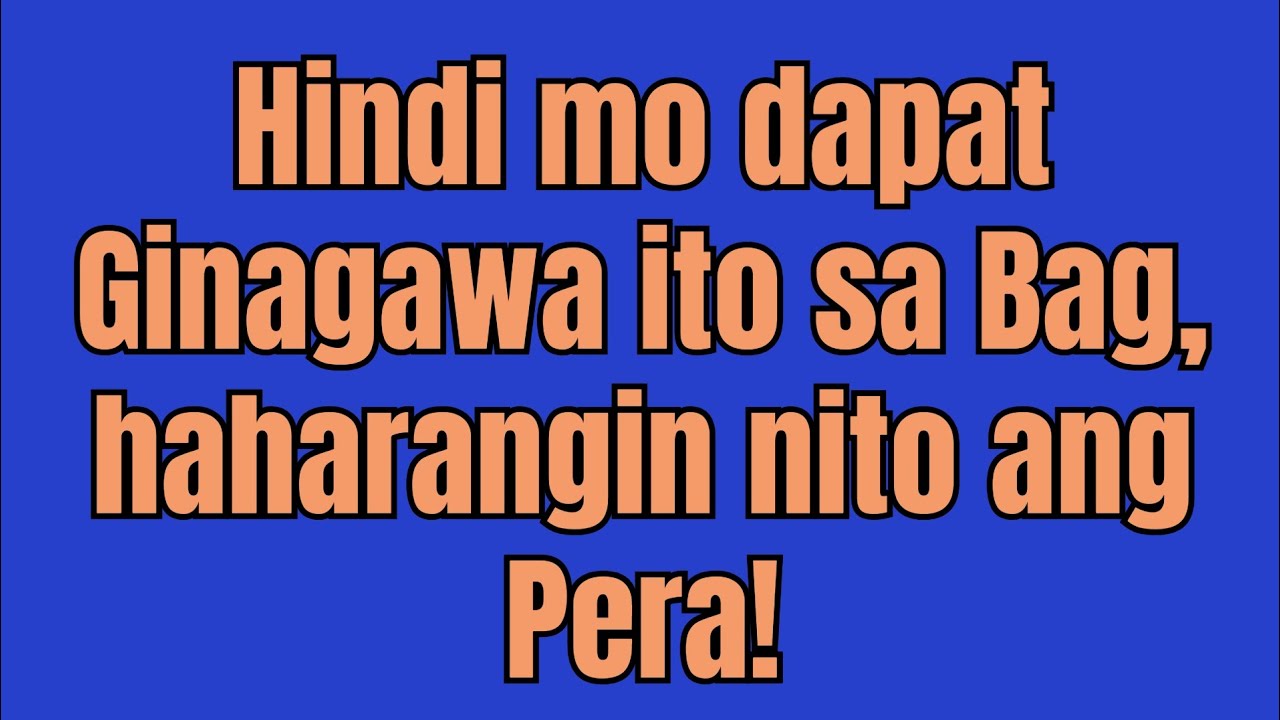 ⭐HINAHARANG NITO ANG KASAGANAHAN SA PERA‼️ - YouTube