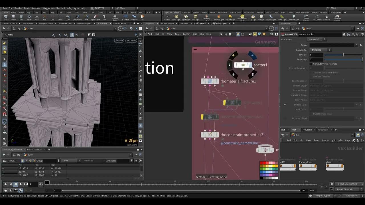 Houdini Tutorial :: Towers destruction and demolition using RBD Debris and smoke - YouTube