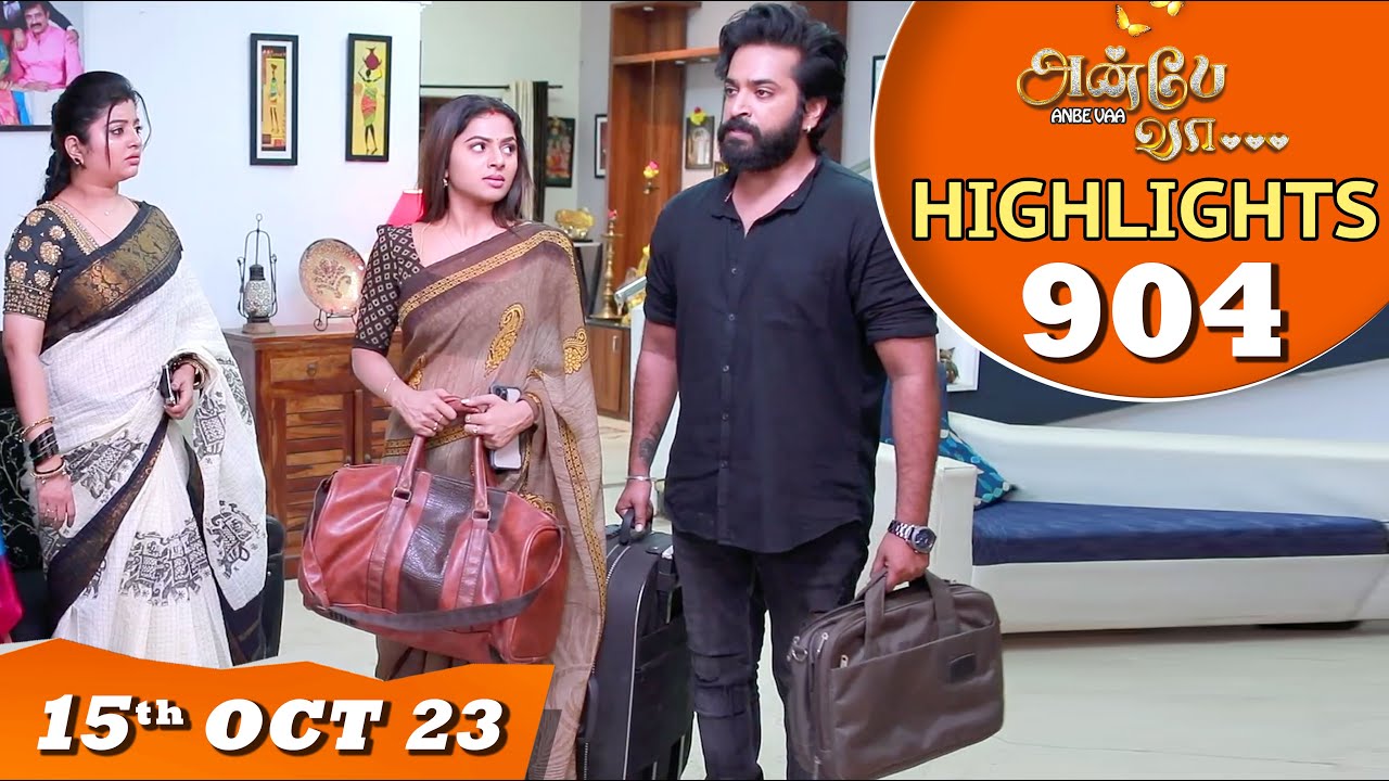 Anbe Vaa Serial | EP 904 Highlights | 15th Oct 2023 | Virat | Delna ...