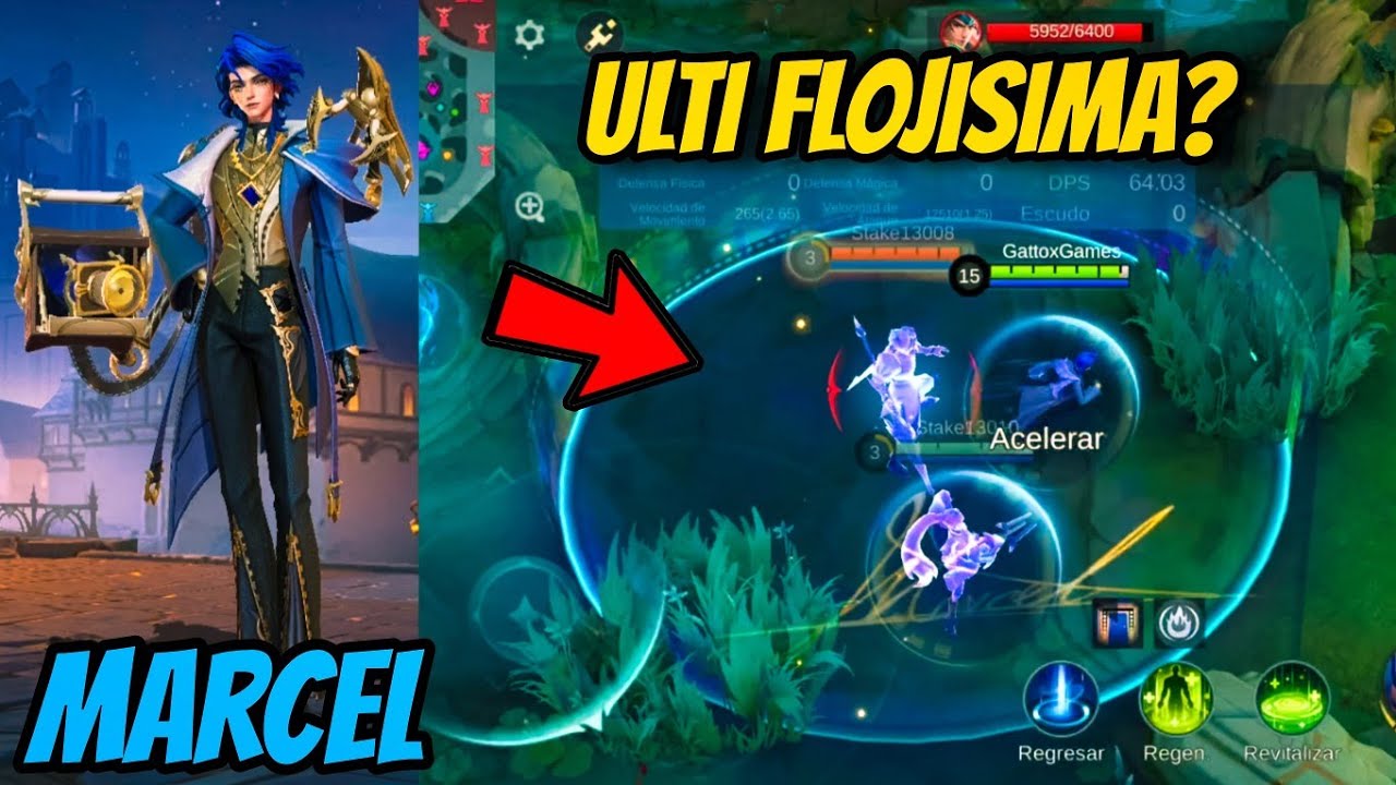 YA SALIO!: NUEVO HEROE MARCEL! EL APOYO DEFINITIVO?| MOBILE LEGENDS ...