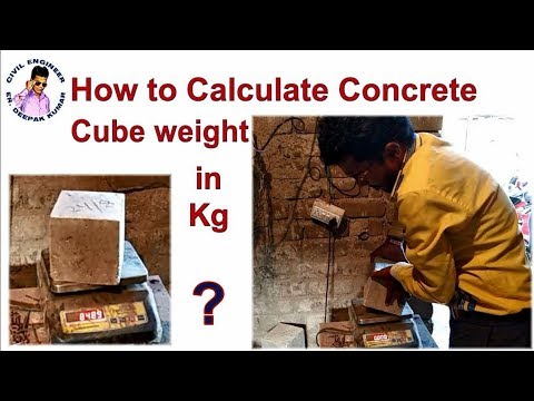 How to Calculate Concrete Cube weight in Kg? || Weight of Concrete Cube || - YouTube