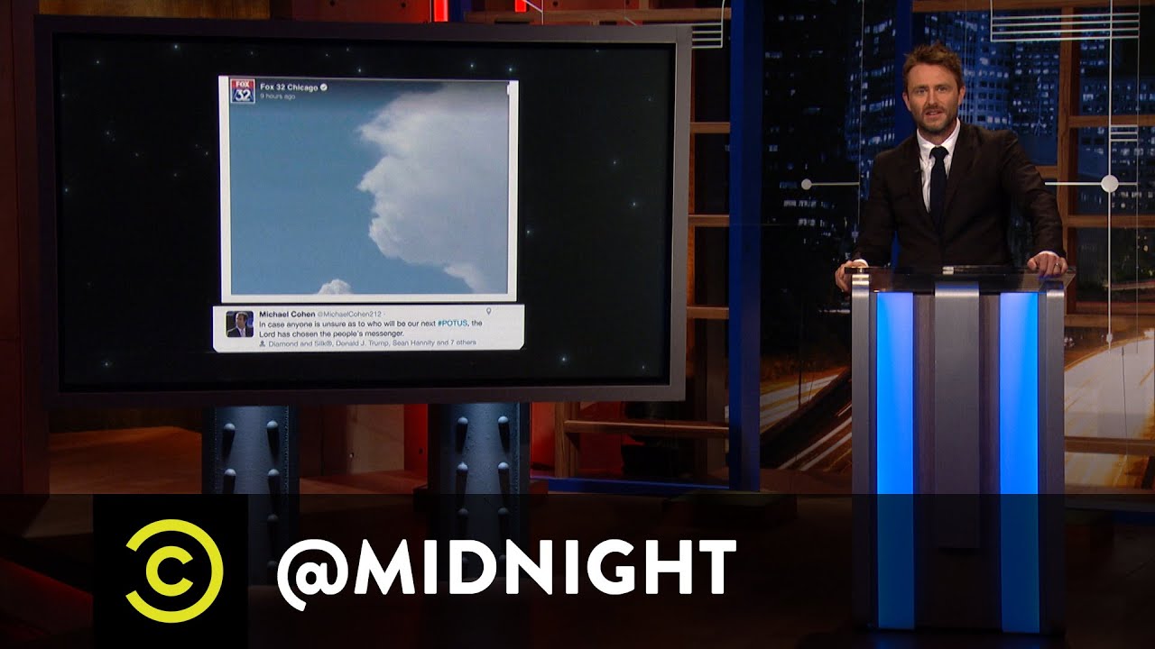 Extended - Donald Trump-Shaped Cloud - @midnight with Chris Hardwick ...