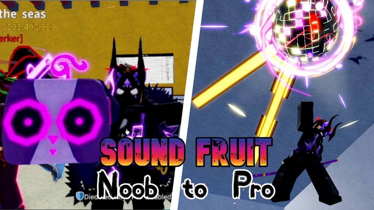 I ate the NEW SOUND FRUIT in blox fruits! - YouTube